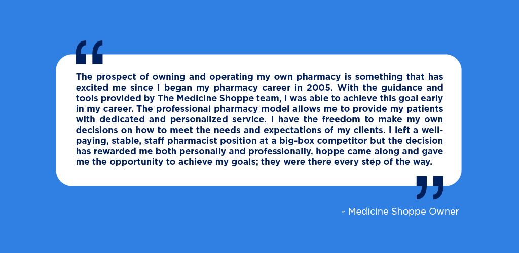 Franchise Opportunities - Medicine Shoppe